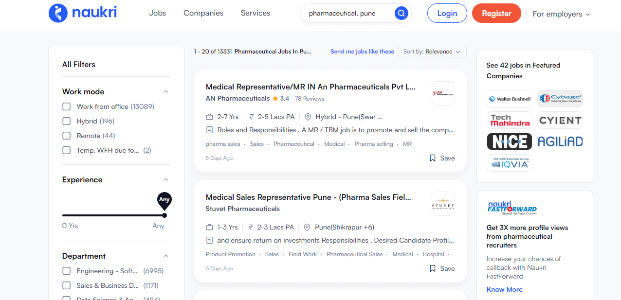 List of Pharma Companies in Pune | Top 10 PCD Companies Pune